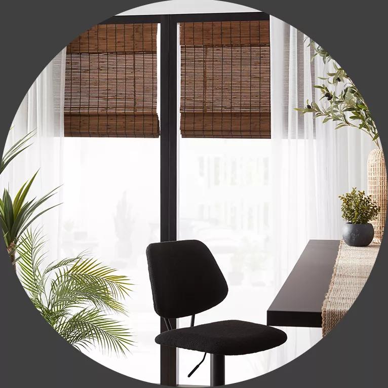 Natural Fiber Window Blinds and Window Shades Bouclair